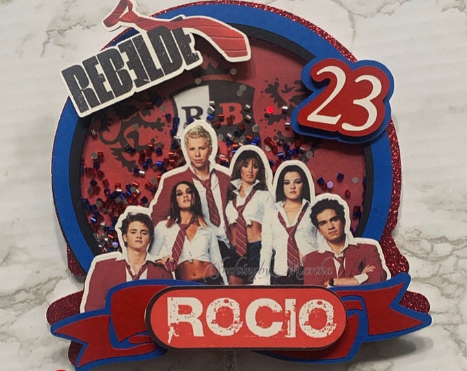 RBD Rebelde Cake Topper, RBD Rebelde Decorations, Elitewayschool ...