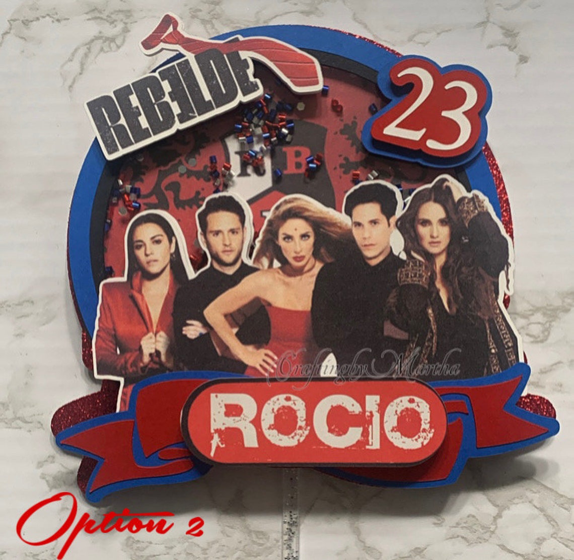 RBD Rebelde Cake Topper RBD Rebelde Decorations - Etsy