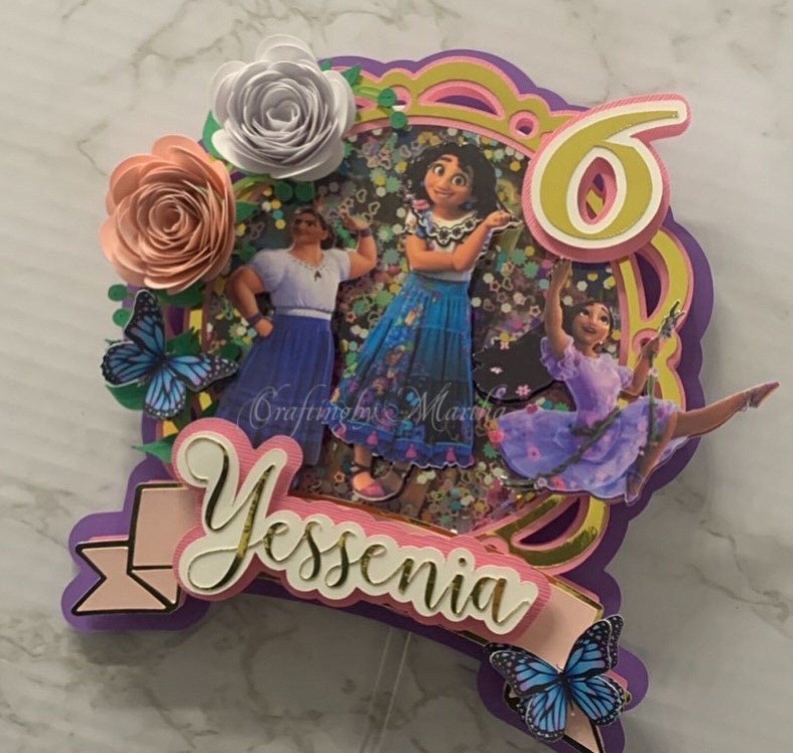 Encanto Inspired Birthday Cake Topper | Etsy