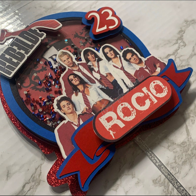 RBD Rebelde Cake Topper RBD Rebelde Decorations - Etsy