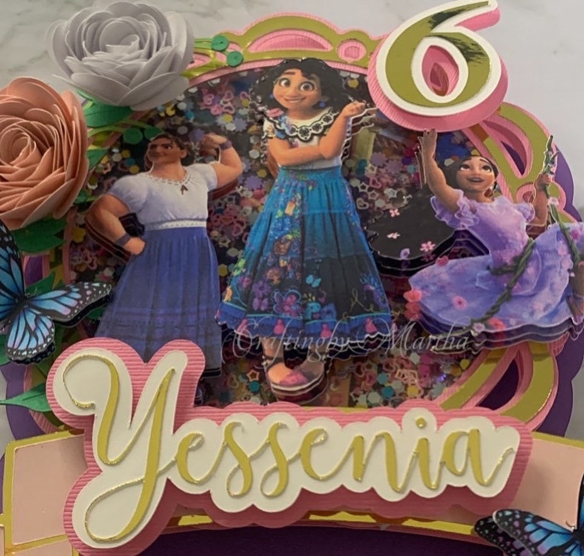 Encanto Inspired Birthday Cake Topper | Etsy