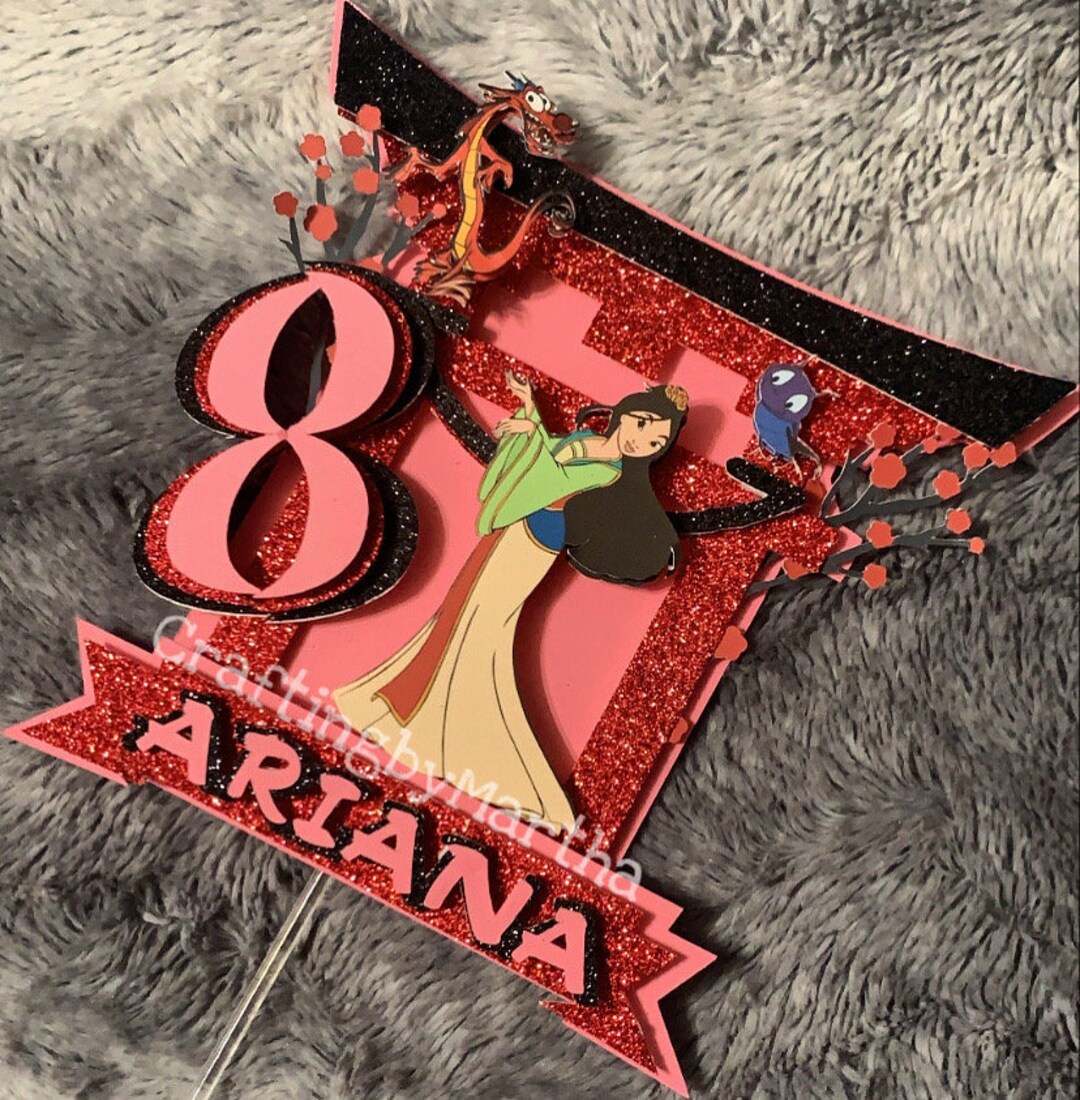 Mulan Cake Topper, Cake Topper, - Etsy