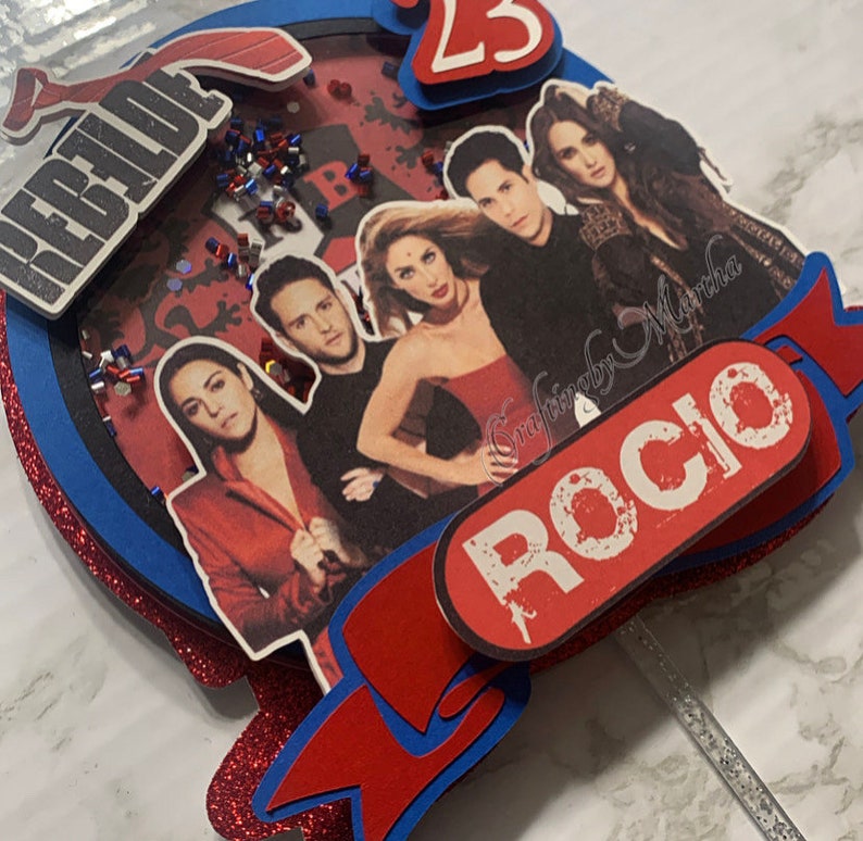 RBD Rebelde Cake Topper RBD Rebelde Decorations - Etsy