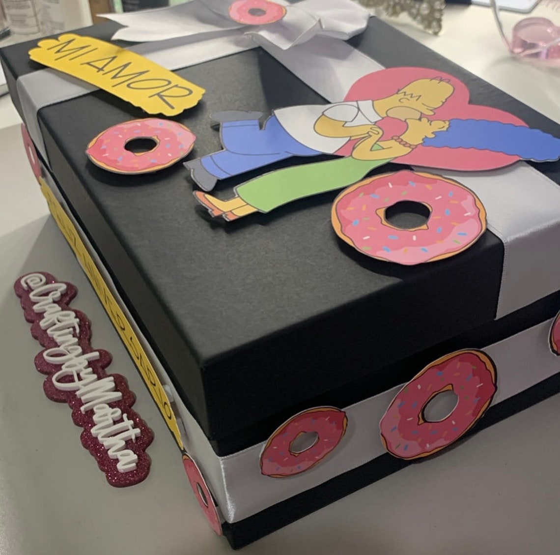 The Simpsons Gift Box Homer & Marge Me Rindo Box - Etsy