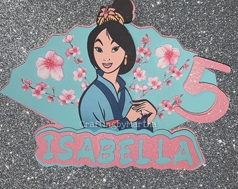 Printable Cake Topper Mulan - Etsy