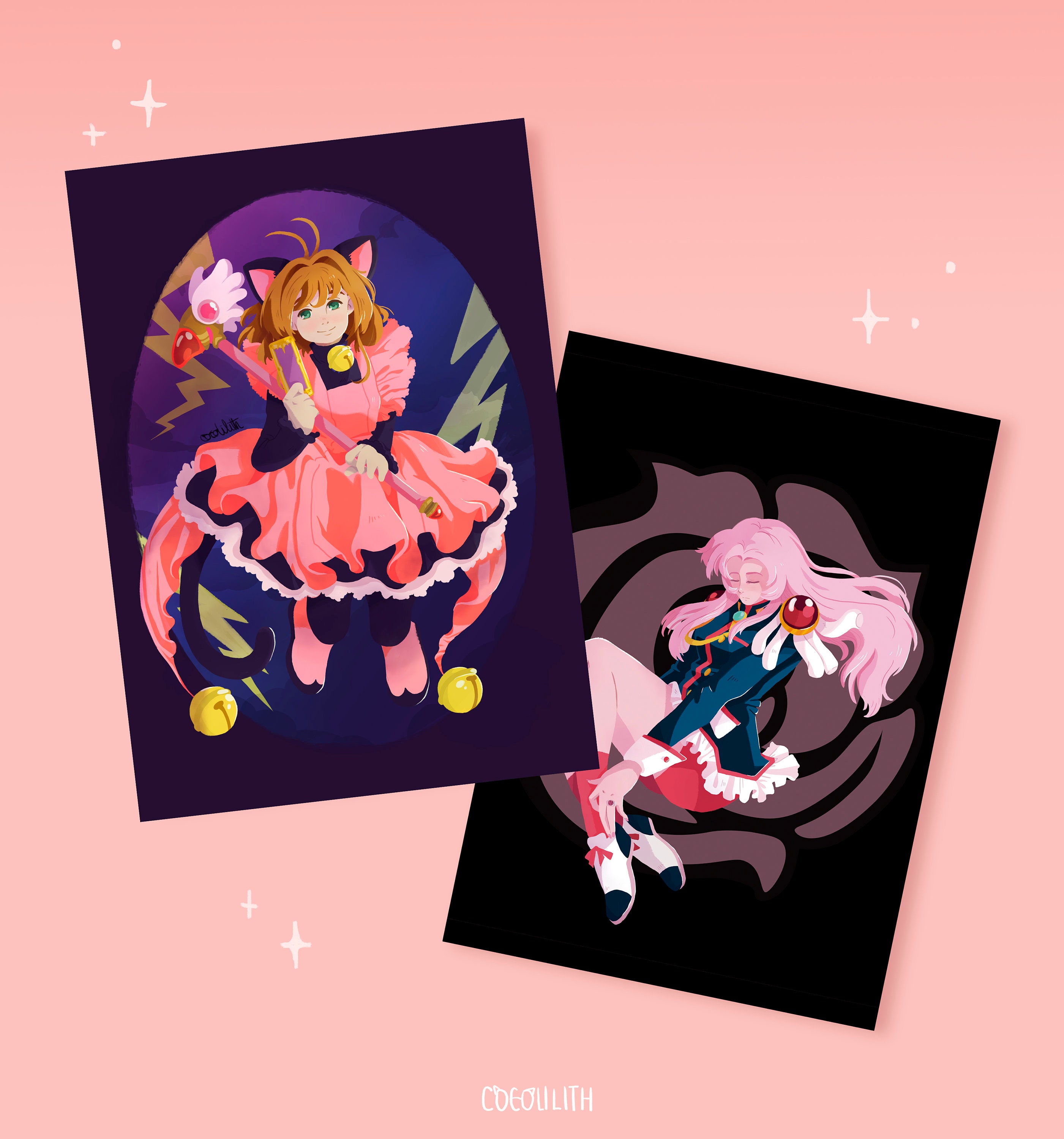 REVOLUTIONARY GIRL UTENA Art Print A5 / Digital Art, Illustration, Home ...