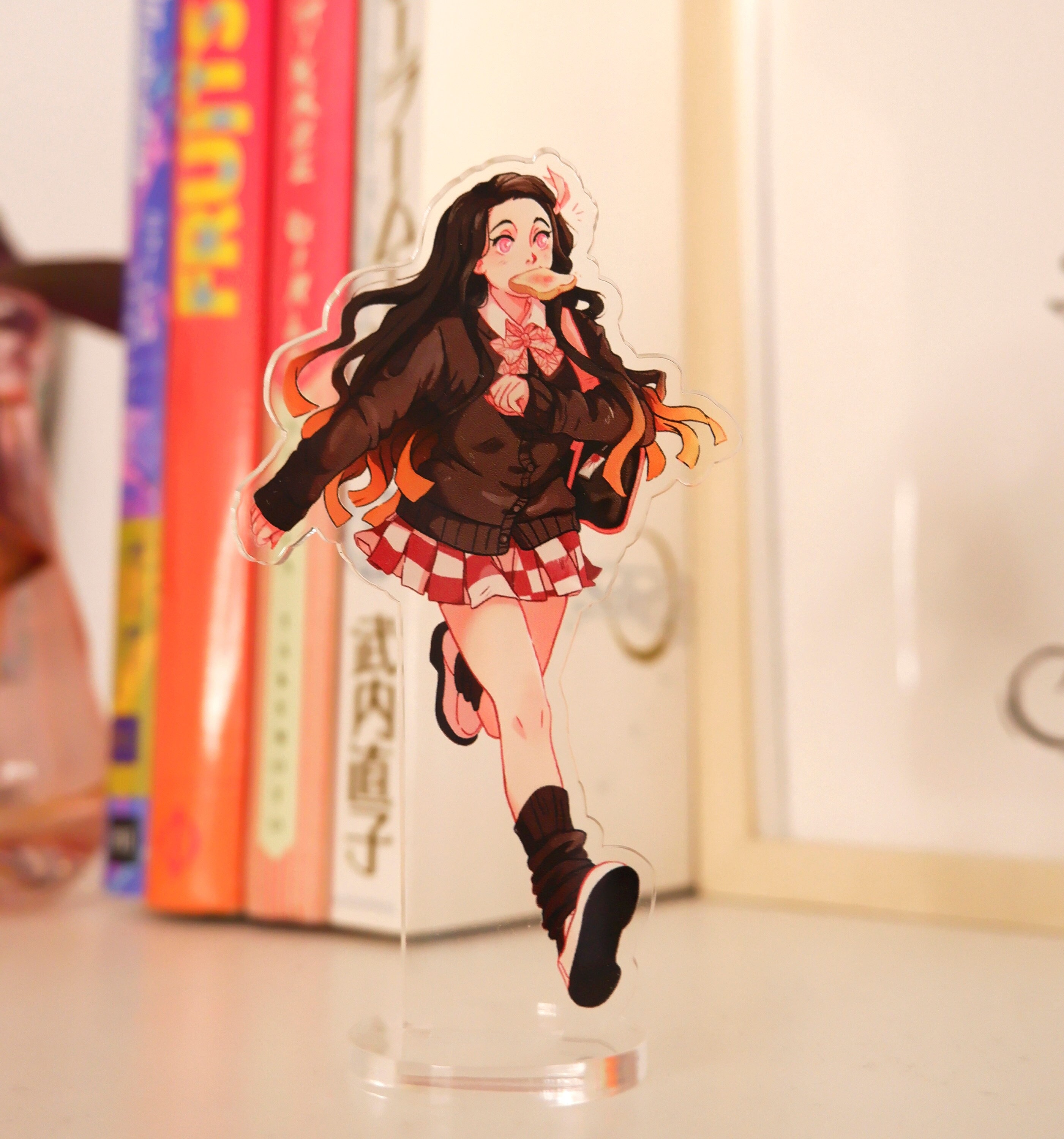 DEMON GIRL Acrylic Standee / Digital Art, Illustration, Manga, Anime ...