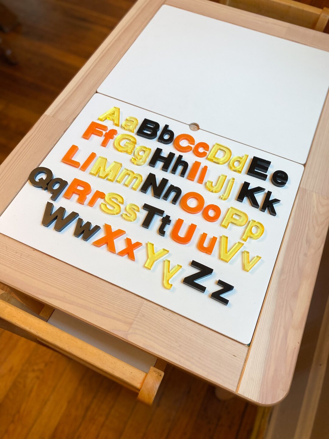 Construction Alphabet and Number Set - Etsy