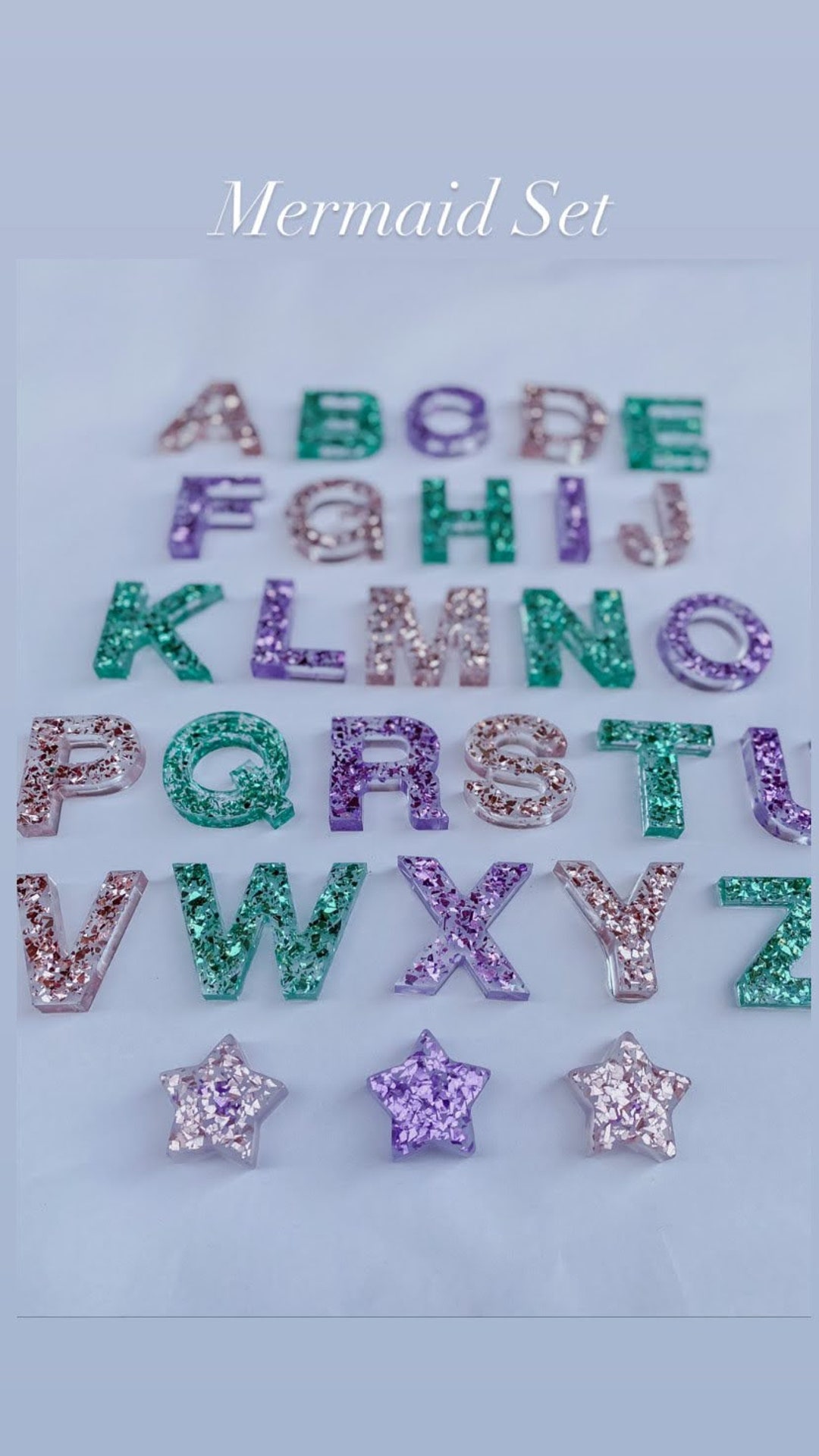 Resin Sight Word Kit | Uppercase Sight Word Set | Customizable ...