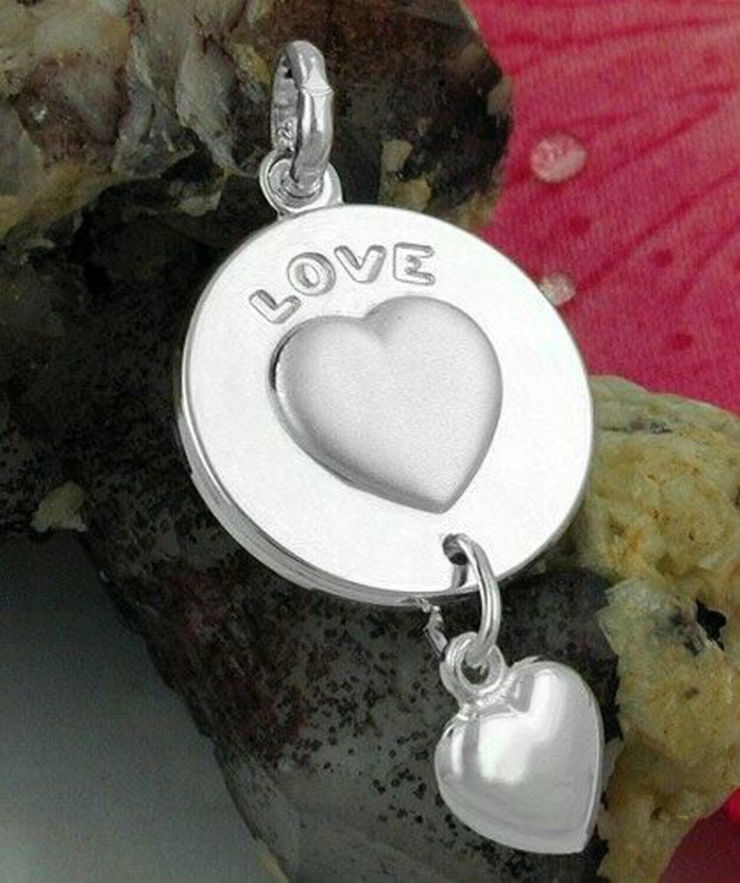 Pendant Heart Love Friendship Pendant Heart Love Partner Heart in Heart ...