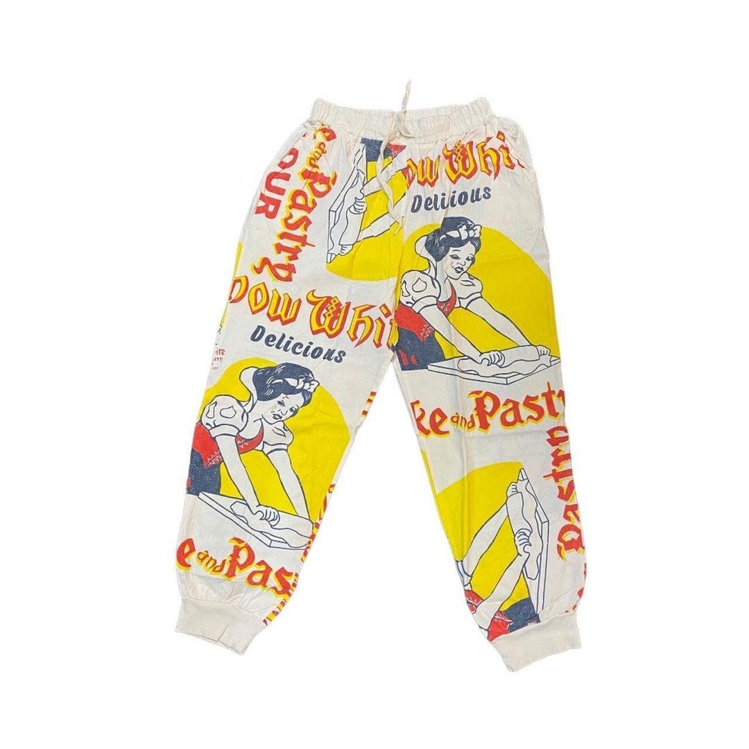 Snow White Cotton Flour Sack Pants With Vintage Flair - Etsy