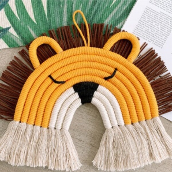 Rainbow Macrame - Etsy