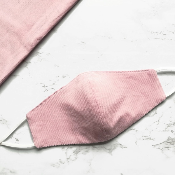 Pink Face Mask - Etsy