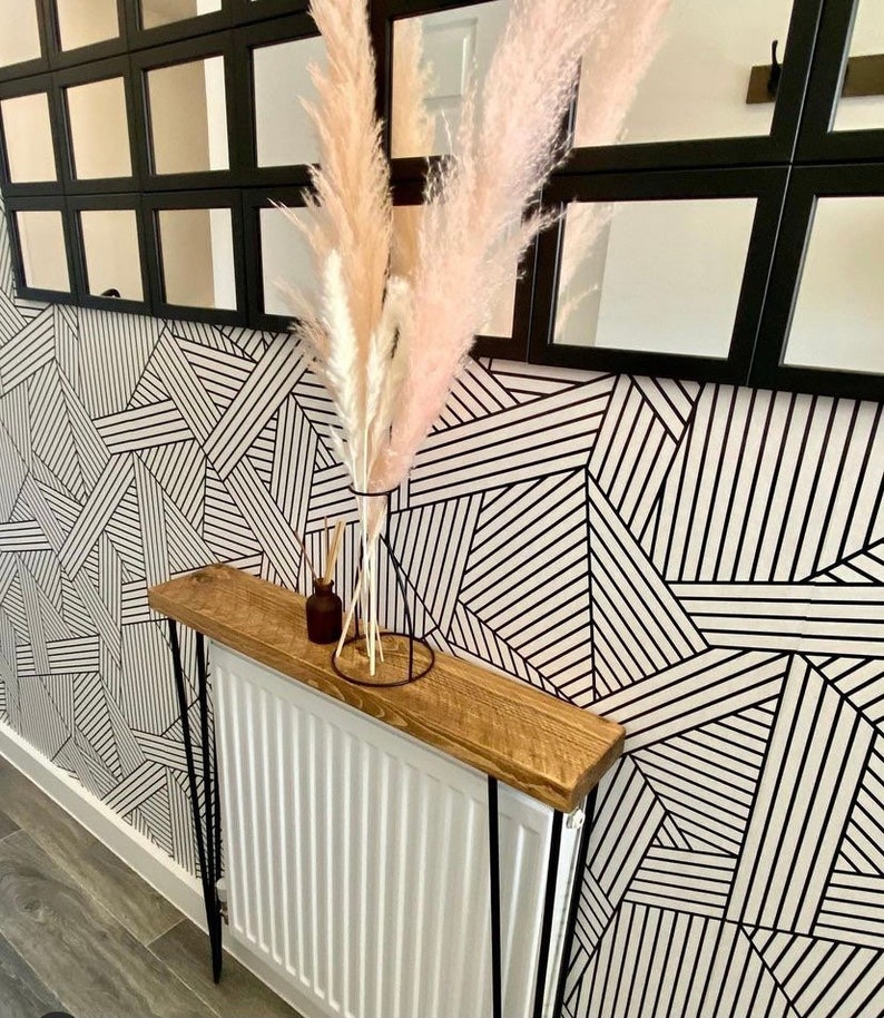 Rustic Radiator Shelf Console Table - Etsy UK