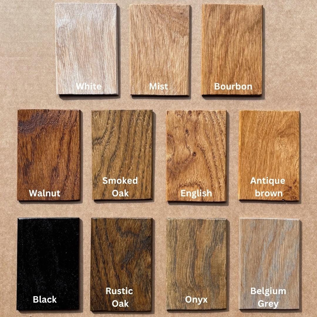 Oak - Wood Stain Sample Pack - Etsy UK