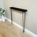 Rustic Radiator Shelf - Console Table - All Black - Etsy UK