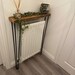 Rustic Radiator Shelf Console Table - Etsy UK