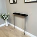 Rustic Radiator Shelf - Console Table - All Black - Etsy UK