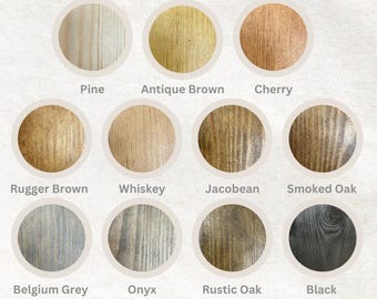 Oak - Wood Stain Sample Pack - Etsy UK