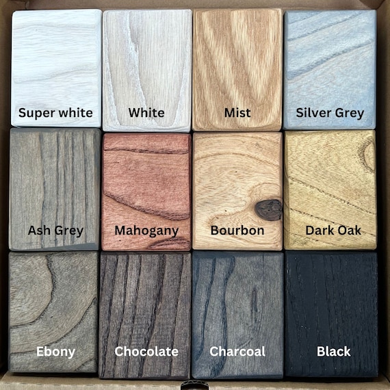 Ash Wood Stain Color Samples American Walnut (W) Stain On Ash Wood