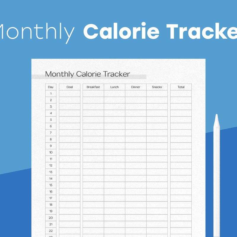 Calorie Tracker - Etsy