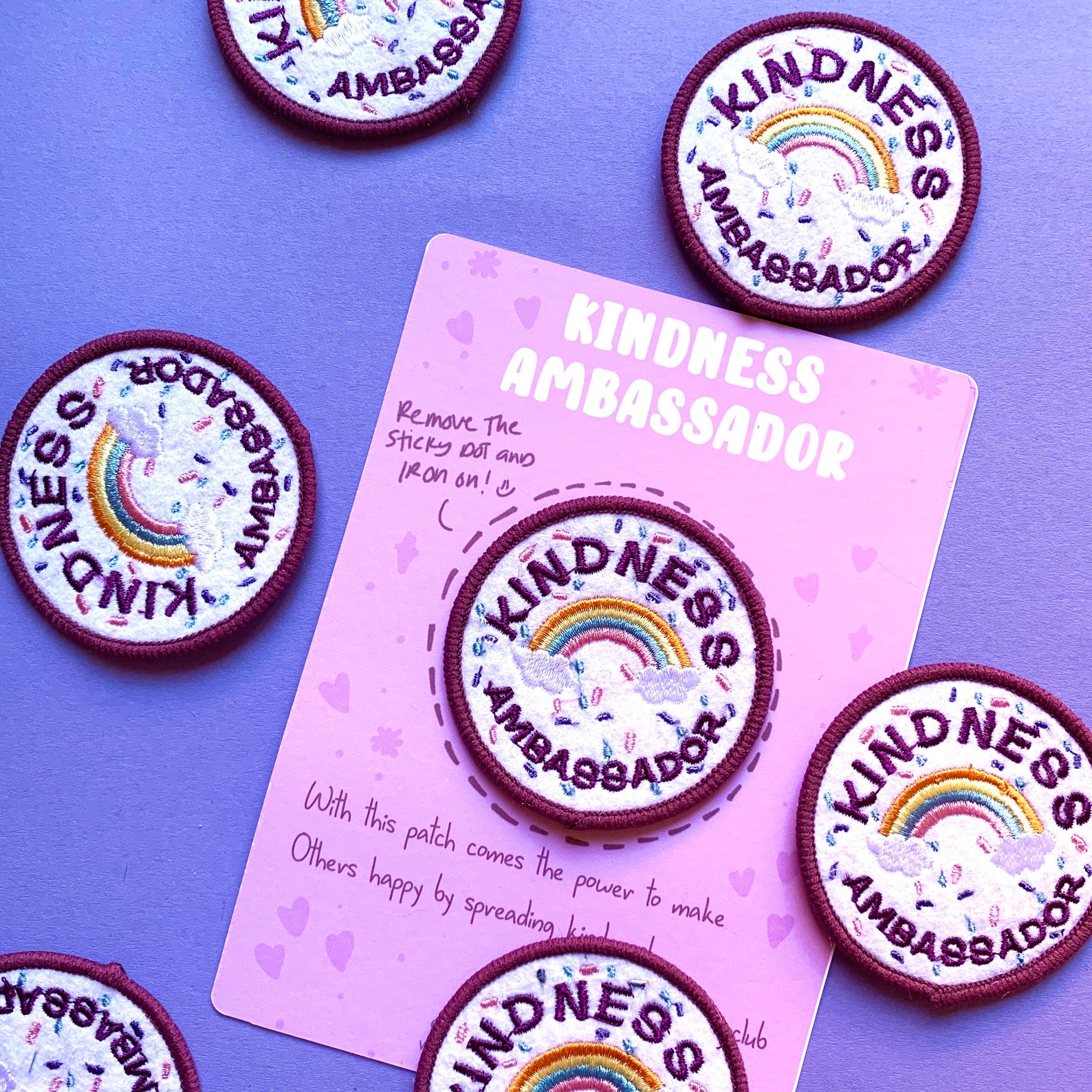 Kindness Ambassador Patch Be Kind Patch Kindness Patch - Etsy