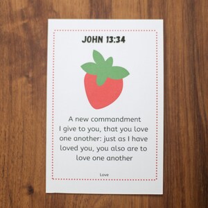 Fruit of the Spirit Scripture Memory DOWNLOAD | Etsy