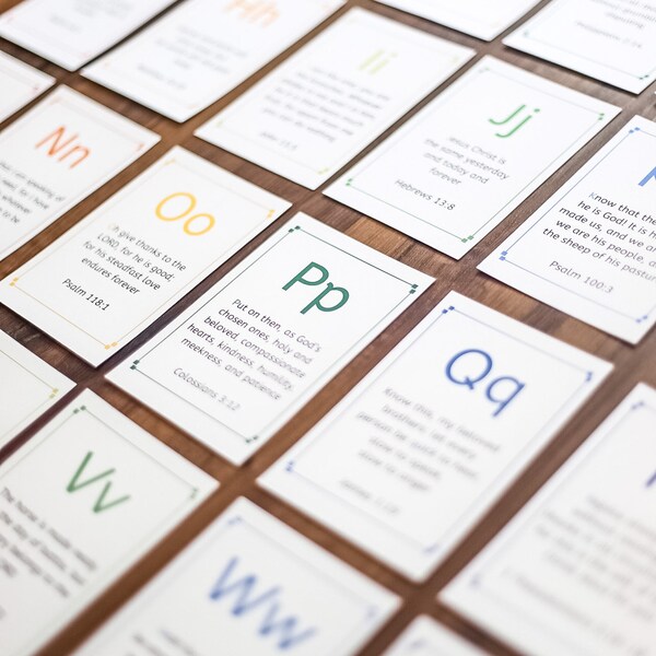 Scripture Memory Cards - Etsy