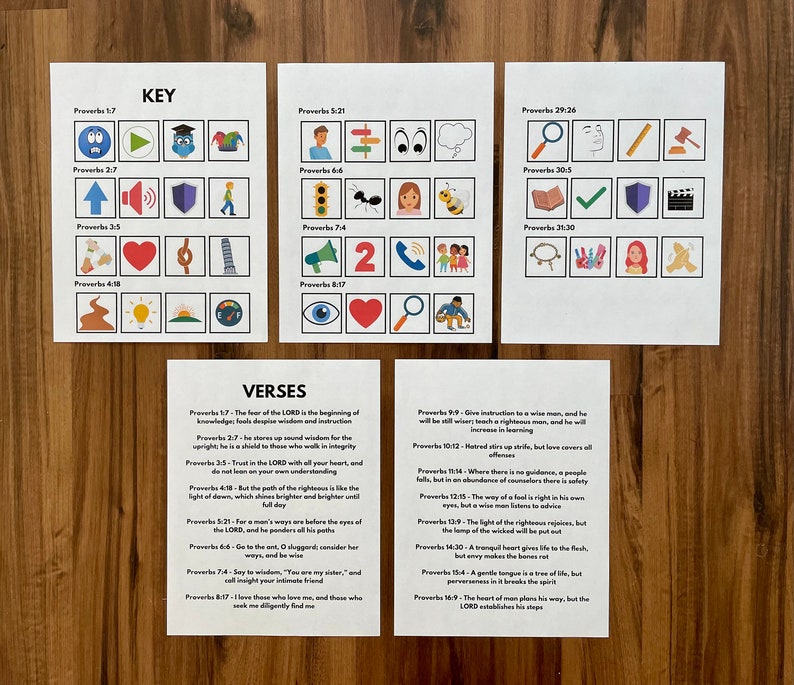 Scripture Memory Proverbs Fill in the Blank Scripture - Etsy