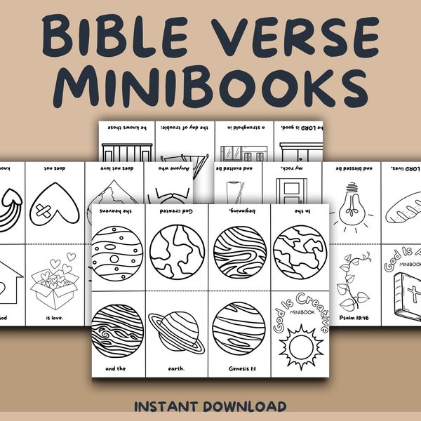Scripture Memory Coloring Pages - Etsy