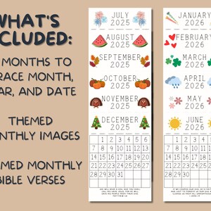 Traceable Monthly Calendar, Morning Menu Calendar, Morning Menu ...