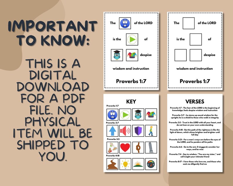 Scripture Memory, Proverbs, Fill in the Blank, Scripture Memory Fill in ...