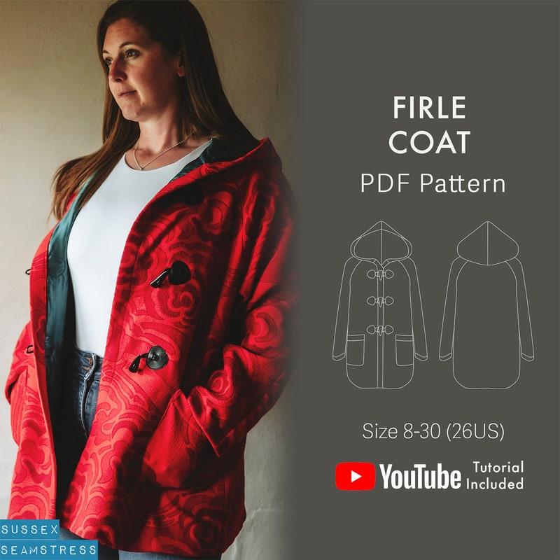 Winter Coat Pattern - Etsy