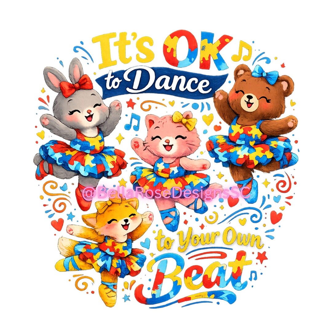 It's OK to Dance to Your Own Beat DTF PNG File Only - Etsy