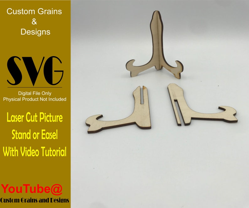 Picture Stand or Easel SVG File - Digital File Only - Picture Holder ...