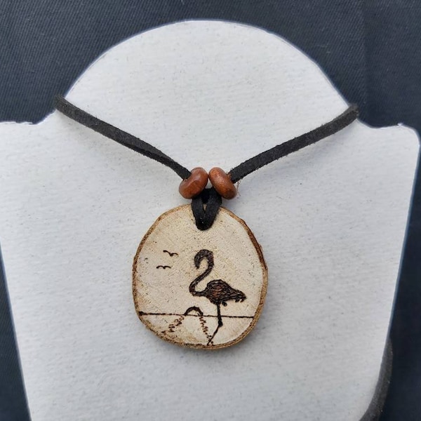 Pyrography Necklace - Etsy