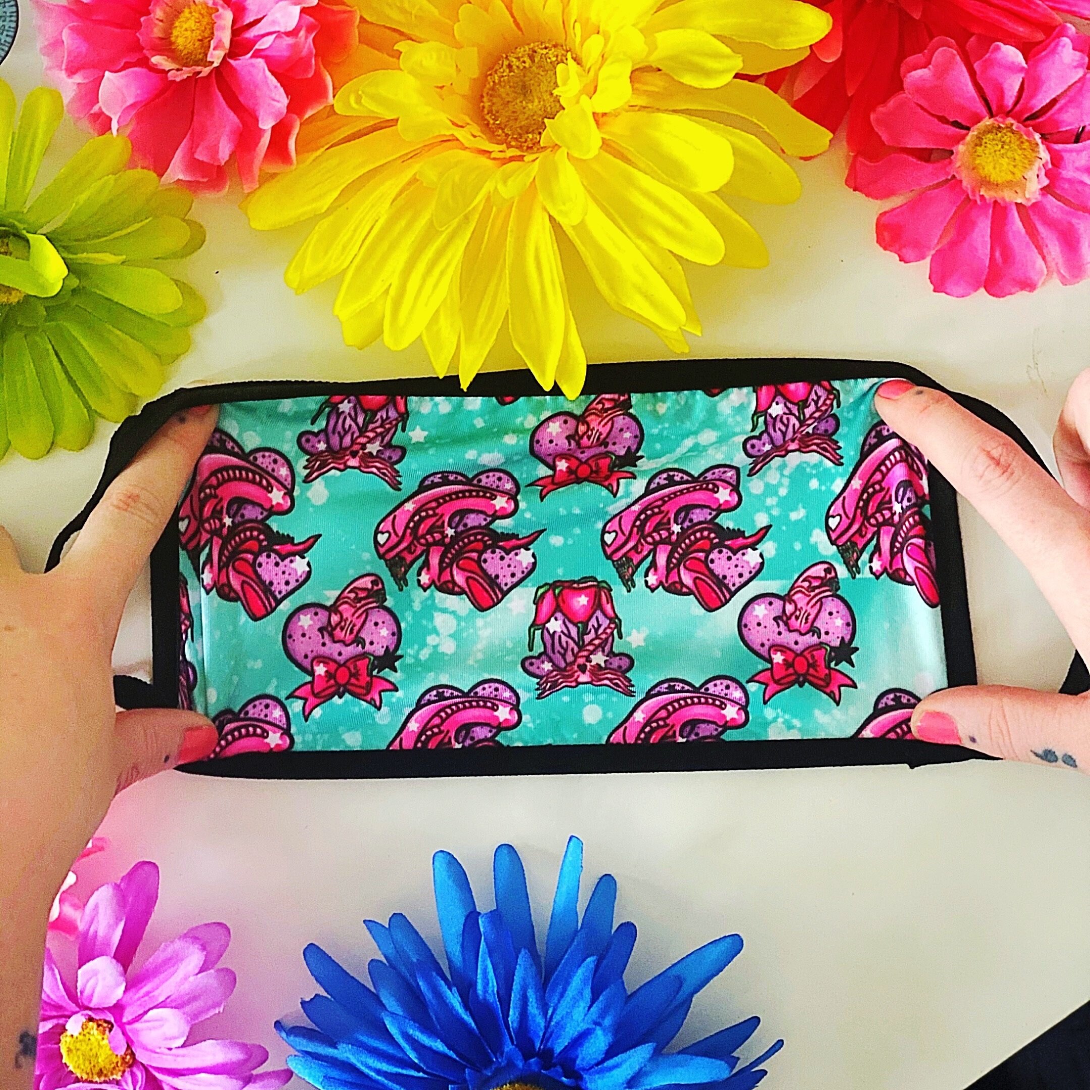 Pink Xenomorph Alien Face Mask - Etsy