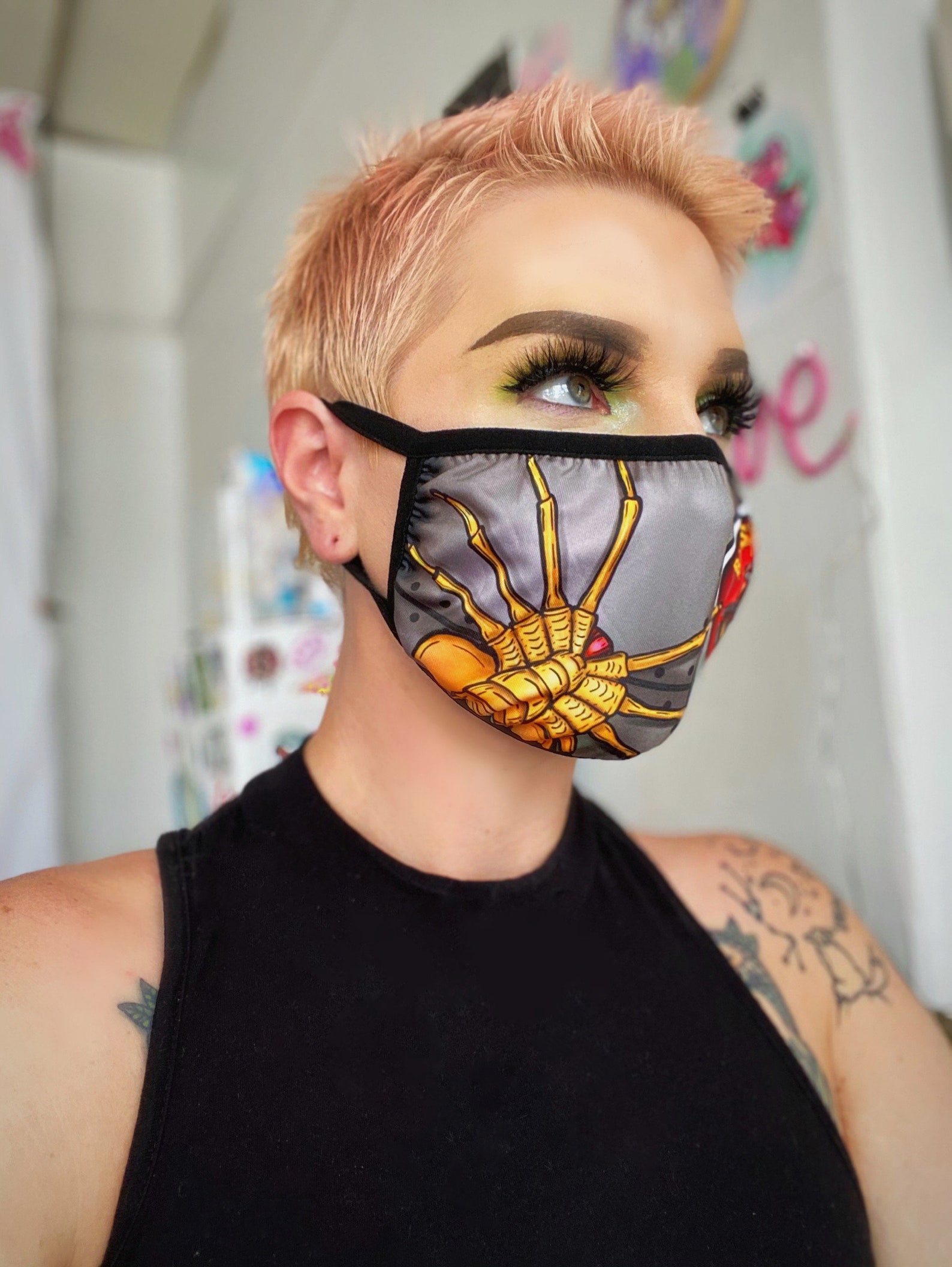 Bug Stomper Face Hugger Aliens Face Mask - Etsy