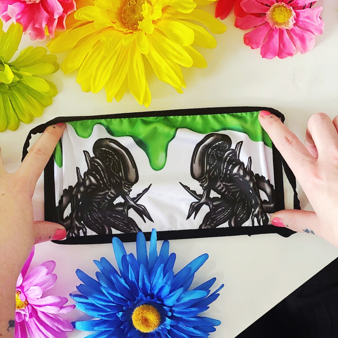 Slime Xenomorph Alien Face Mask - Etsy