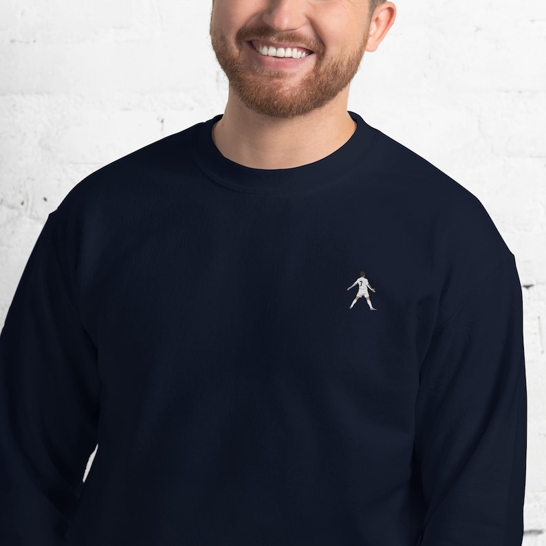 Cristiano Ronaldo "siu" Celebration Embroidered Sweatshirt: Real Madrid ...