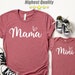 Mama & Mini Sweatshirt Set: Pink Floral Mommy and Me Matching Outfit - Etsy