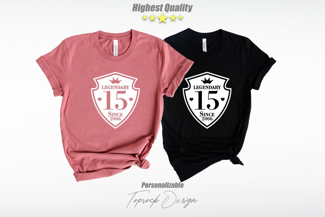 15th Birthday Shirt 15th Birthday Gift 15th Birthday Gifts - Etsy