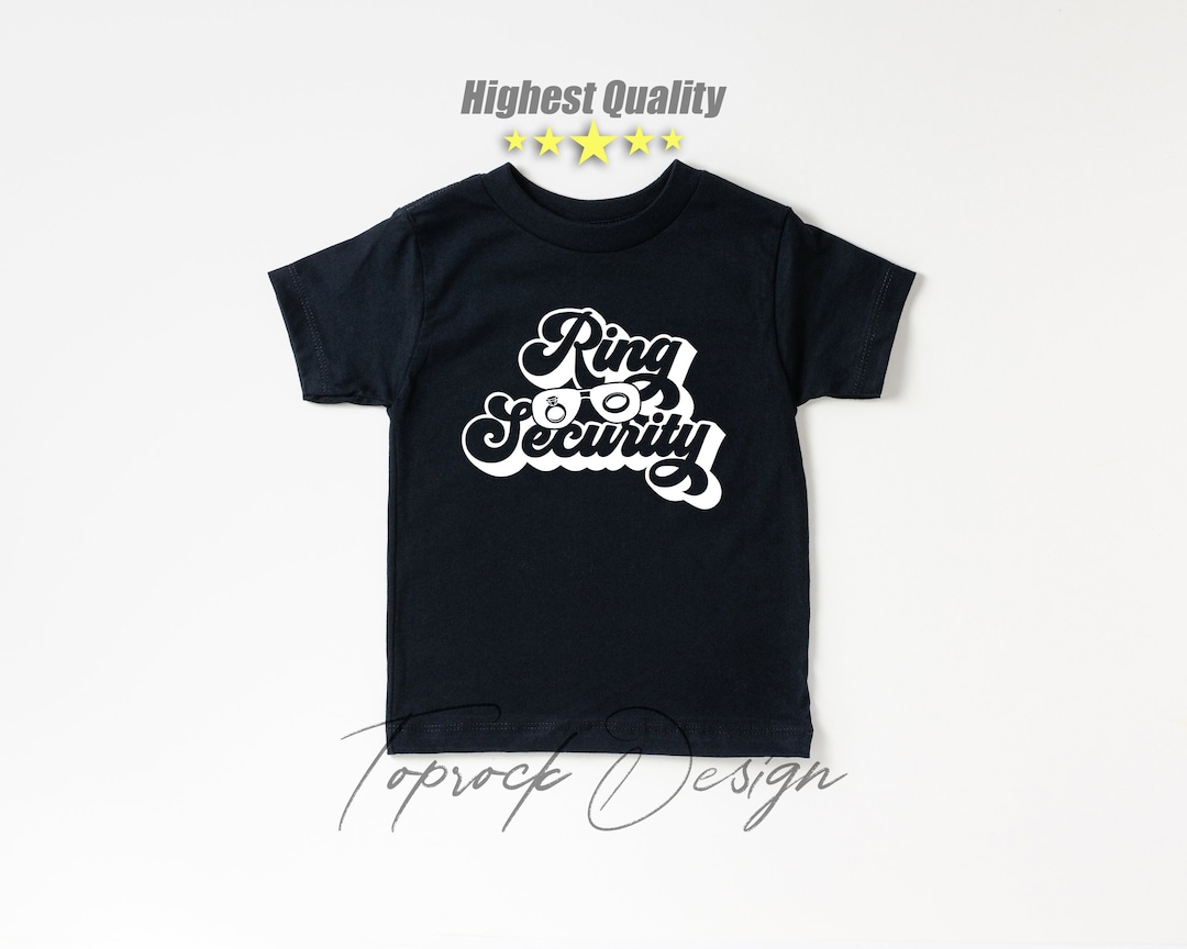 Ring Security Shirt, Ring Bearer Shirt, Wedding Shirt, Bridal Party ...