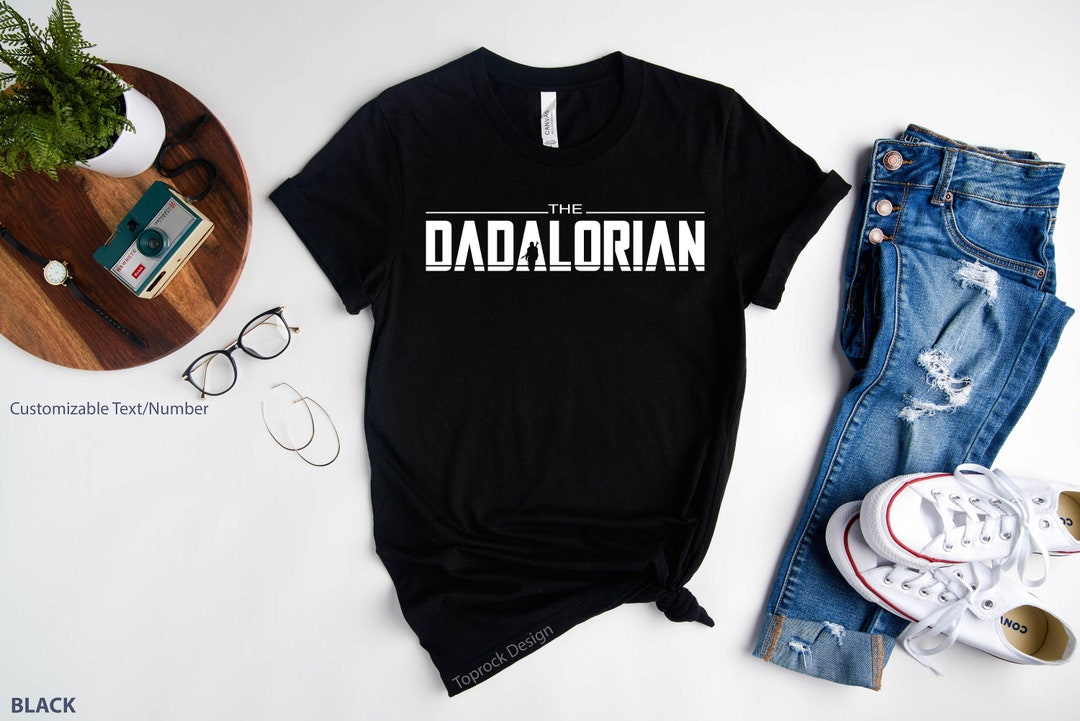 Dadalorian Tshirt, Humor Father's Day Gift, Galaxy Edge Tee Shirt ...