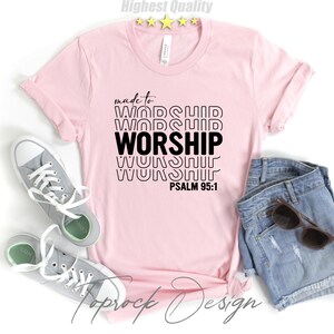 Made to Worship Shirt, Christian Shirts, Religious Shirt, Worship ...