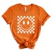 Smiley Face Shirt,happy Face Sweatshirt,smiley Face Checkered Shirt ...