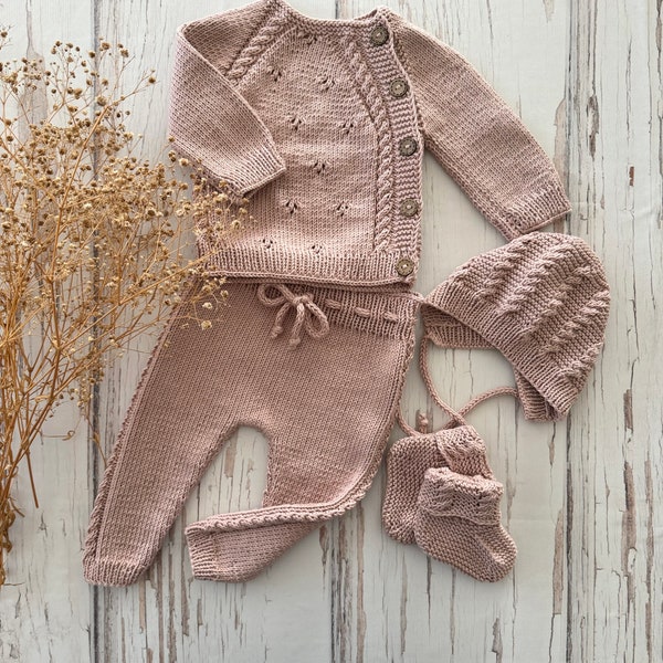 Knit Newborn Girl Outfits - Etsy