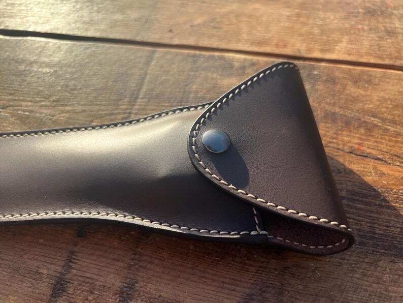 Leather Vernier Caliper Sheath Holster. Handmade Veg-tanned Leather 150 ...