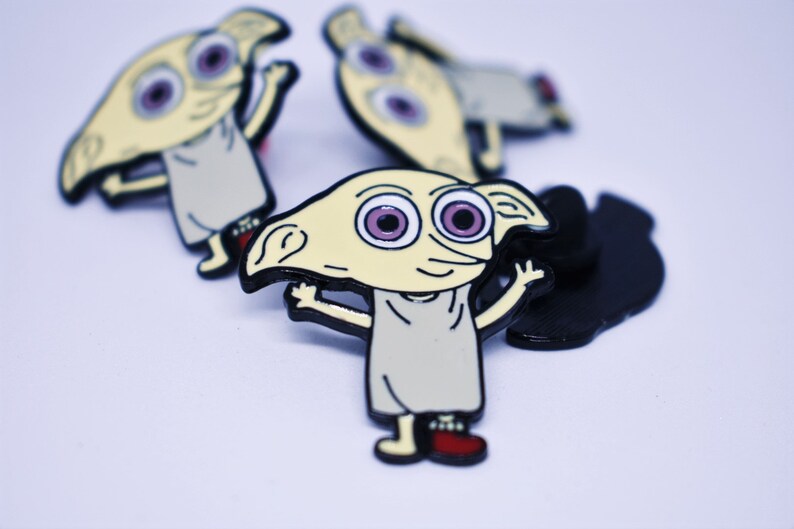 Dobby Sock Enamel Pin Badge Brooch Book Lovers Readers - Etsy UK