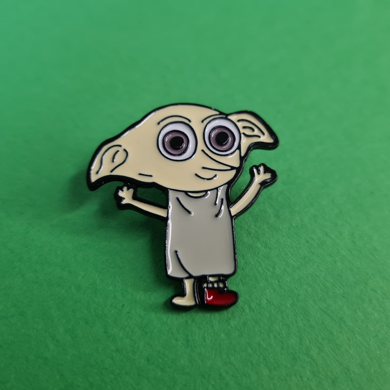 Dobby Sock Enamel Pin Badge Brooch Book Lovers Readers - Etsy UK